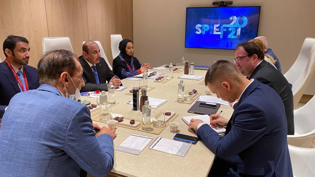 He The Minister Meets With Minister Of Digital Development